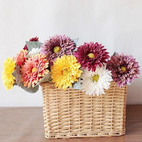 Gerbera Artificial Silk Flower Stem White GERBERA001 – Infinibloom